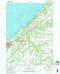 Hi-Res Interactive Map of New Buffalo East, Berrien County, MI in 1970 | Pastmaps